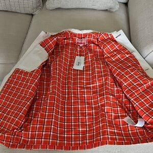 Kenzo | Jackets & Coats | Kenzo White Jacket With Colorful Patches ...